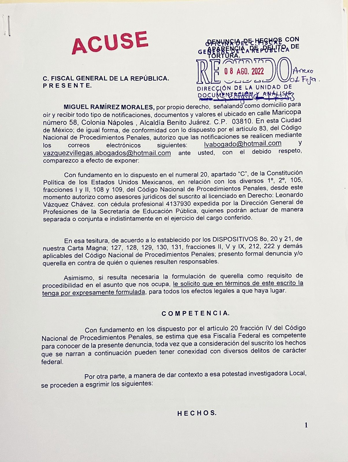 Piloto De Carmona Desmiente Y Denuncia Por Tortura A La Fiscalía De