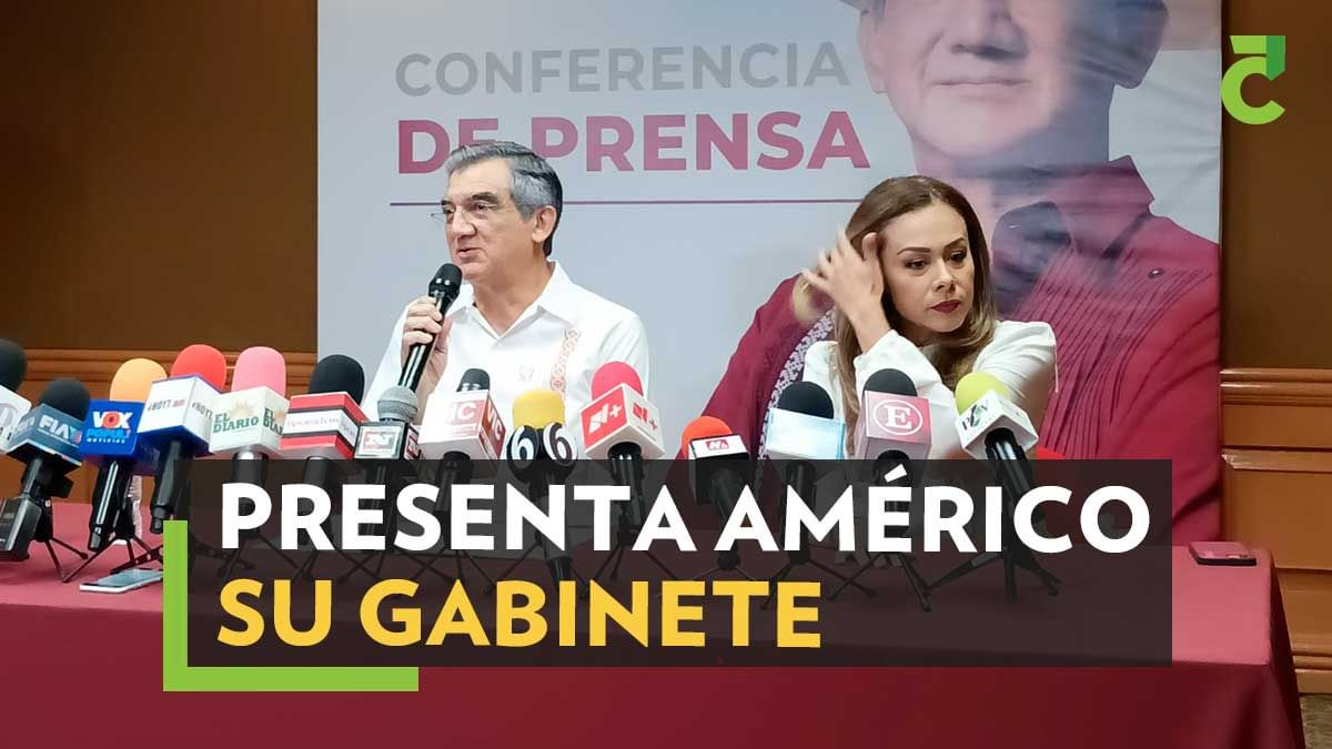 Presenta Américo su gabinete
