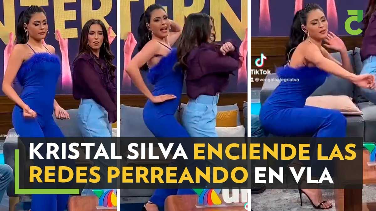 Kristal Silva enciende las redes perreando en Venga La Alegría