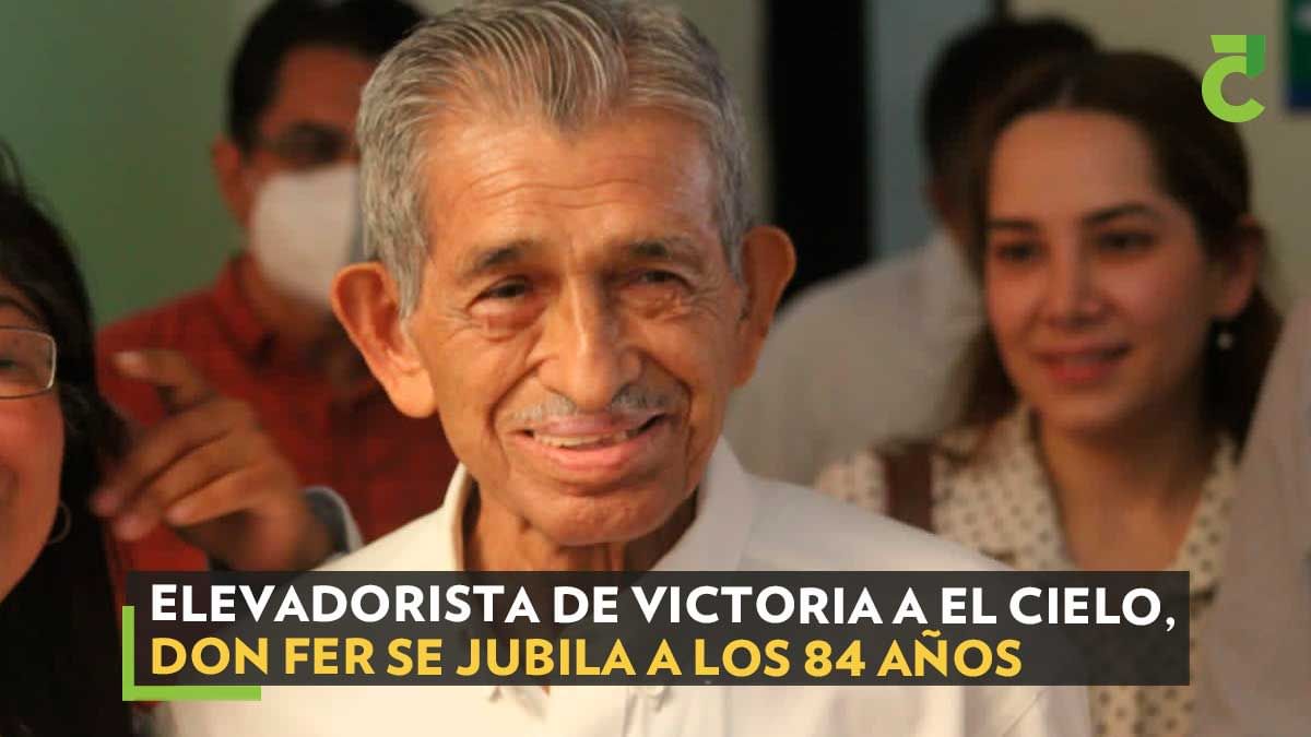 Elevadorista de Victoria a El Cielo, Don Fer se jubila a los 84 años
