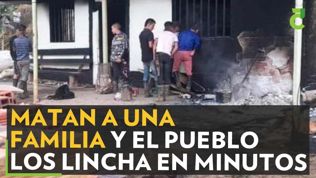 Matan a una familia y el pueblo los lincha en minutos