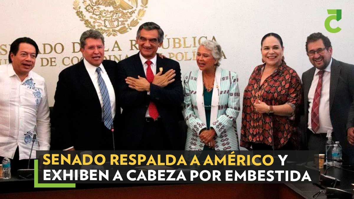 Senado respalda a Américo y exhiben a Cabeza por embestida Senado respalda a Américo y exhiben a Cabeza por embestida