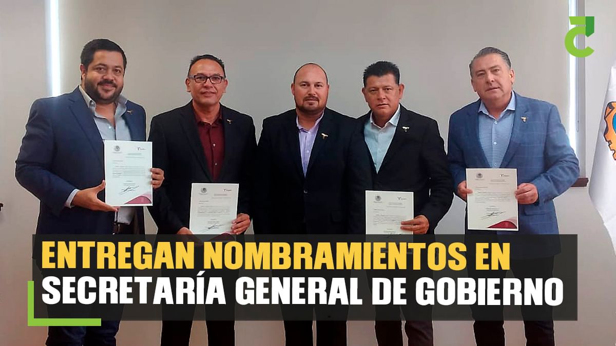 Héctor Joel Villegas González entrega cargos en Secretaría General