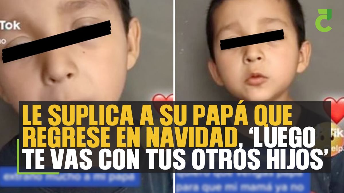 Lupito, quien mediante un vídeo pide su mayor deseo: que su papá ...