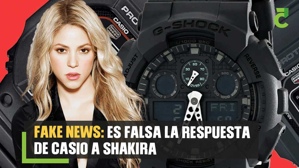 Fake News Es Falsa La Respuesta De Casio A Shakira 3242