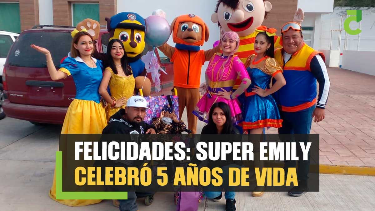 Felicidades: Super Emily celebró 5 años de vida