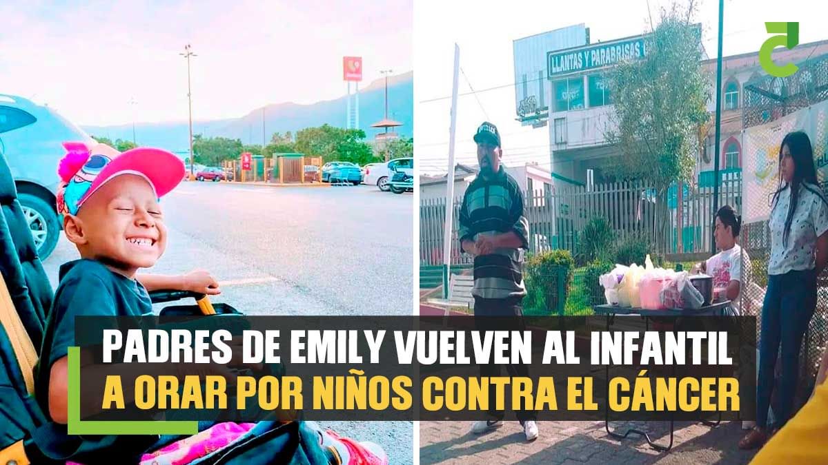Padres de Emily vuelven al Infantil a orar por niños contra el cáncer