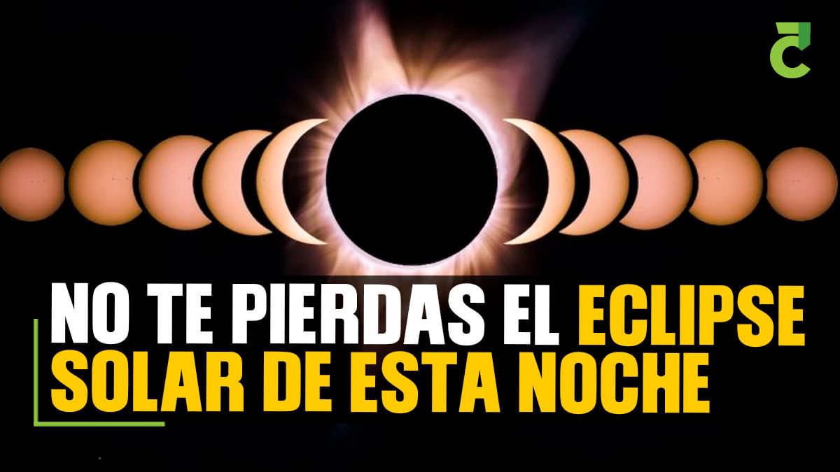 No te pierdas el eclipse solar de esta noche