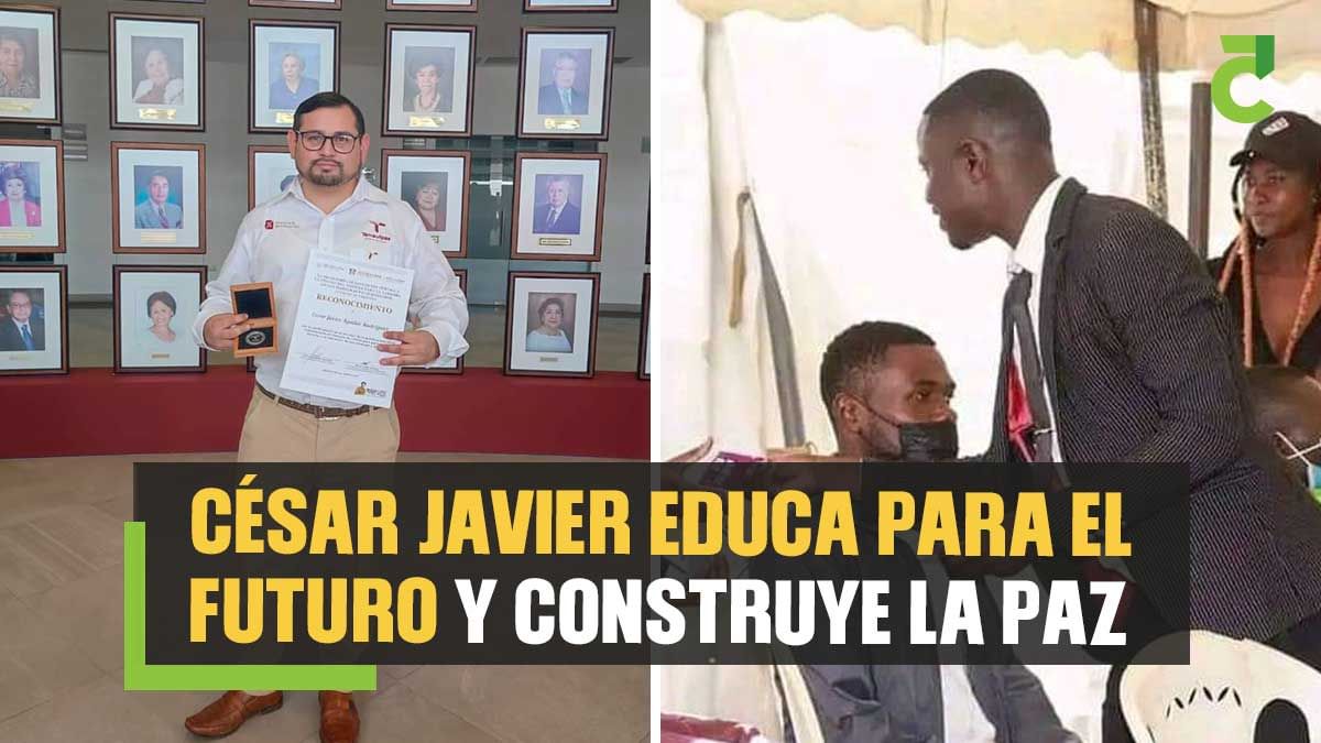 César Javier educa para el futuro y construye la paz