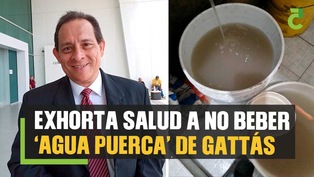 Exhorta Salud a no beber ‘agua puerca’ de Gattás