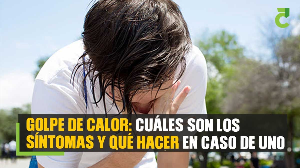 ¿Cómo identificar un golpe de calor?