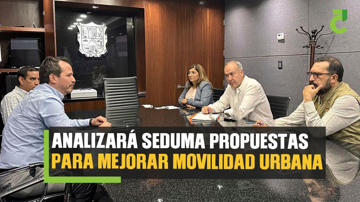 Analizará SEDUMA propuestas para mejorar movilidad urbana