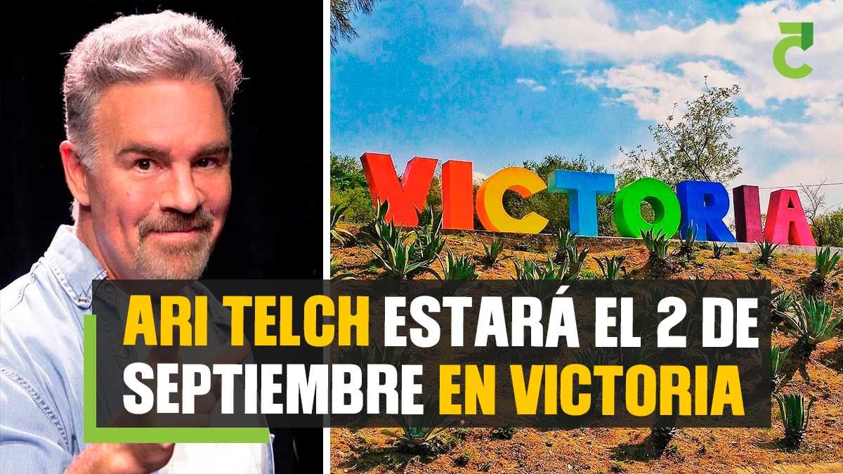 Ari Telch estará el 2 de septiembre en Victoria
