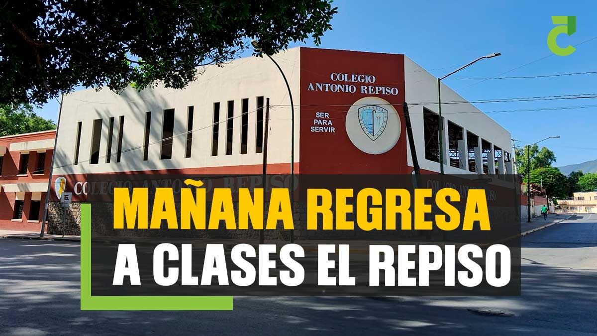 Mañana regresa a clases el Repiso