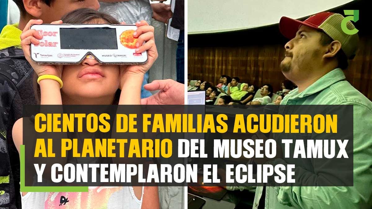 Cientos de familias acudieron al planetario del Museo TAMUX