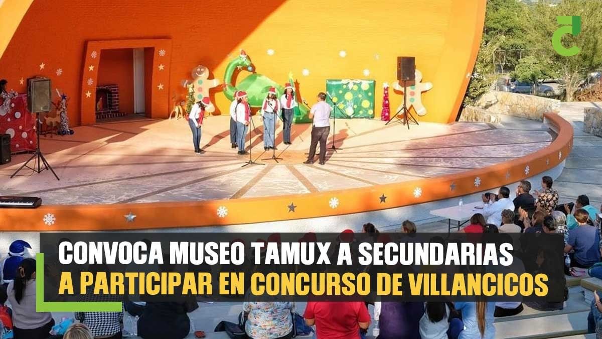Convoca Museo Tamux a secundarias a participar en concurso de villancicos