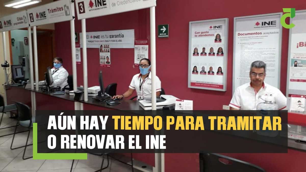 Aún hay tiempo para tramitar o renovar el INE