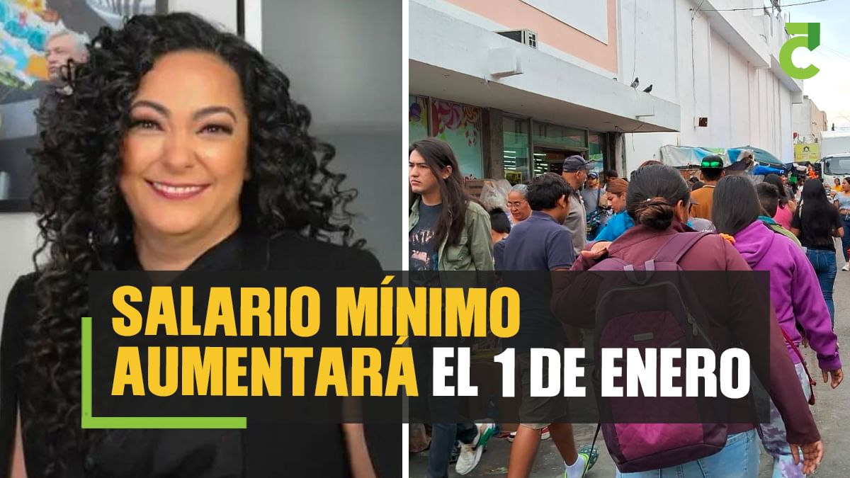 Salario mínimo aumentará el 1 de enero