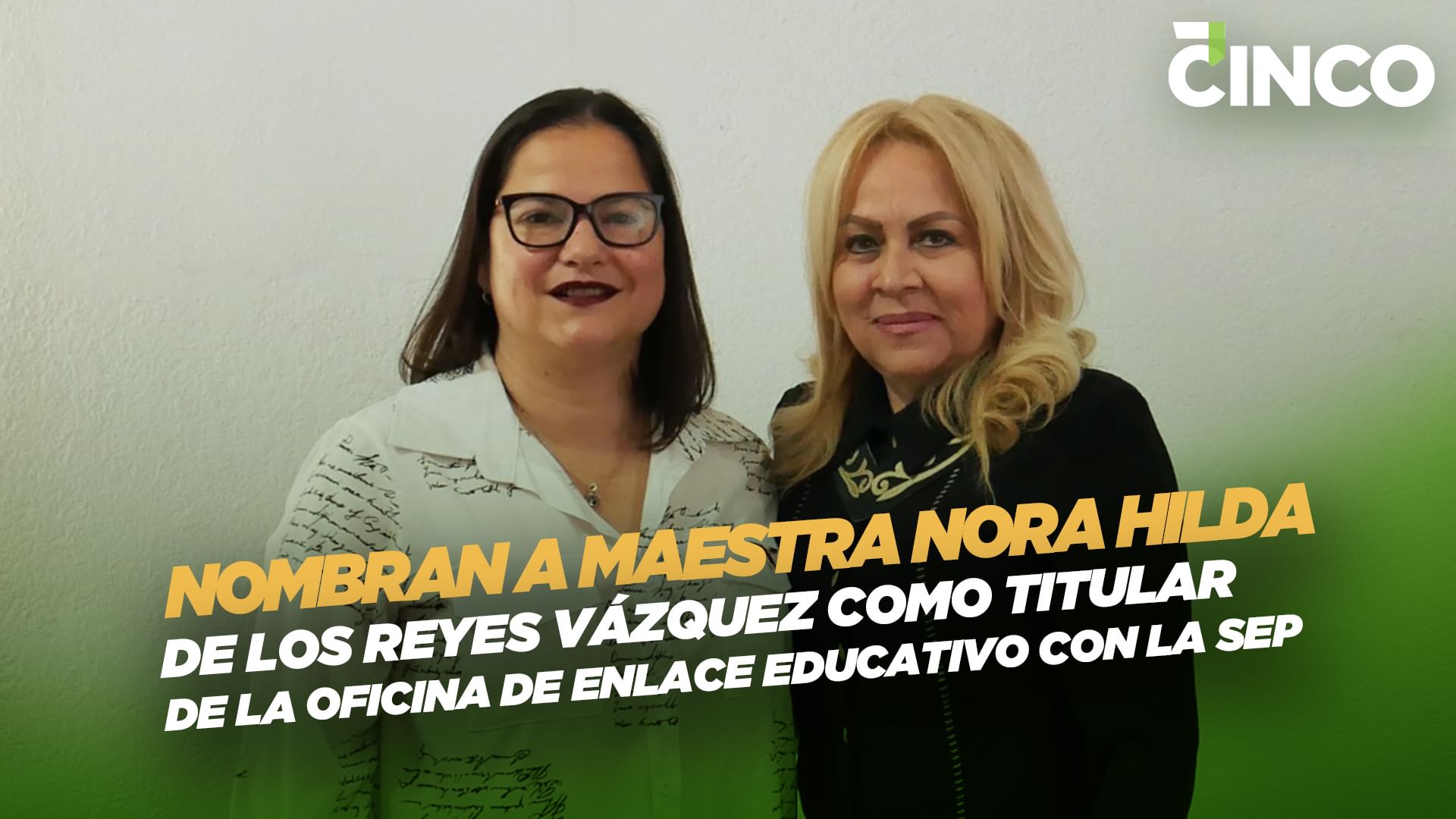 Nombran a maestra Nora Hilda de los Reyes Vázquez como titular de la ...