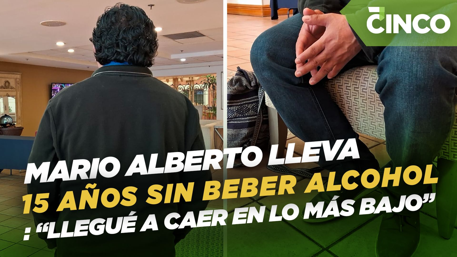 Mario Alberto lleva 15 años sin beber alcohol: “llegué a caer en lo más ...