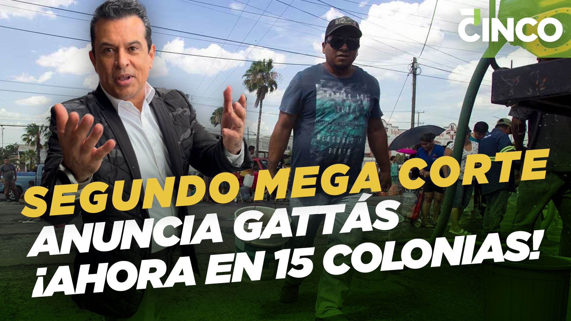 Anuncia Gattás segundo mega corte ¡ahora en 15 colonias!