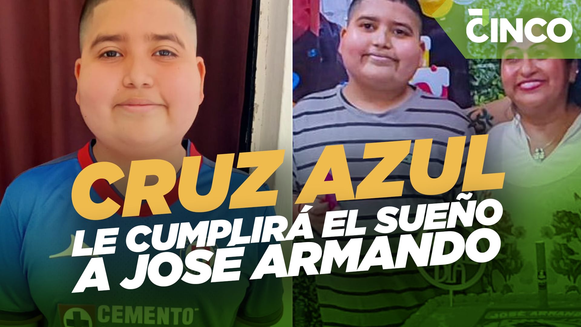 CRUZ AZUL LE CUMPLIRÁ EL SUEÑO A JOSÉ ARMANDO