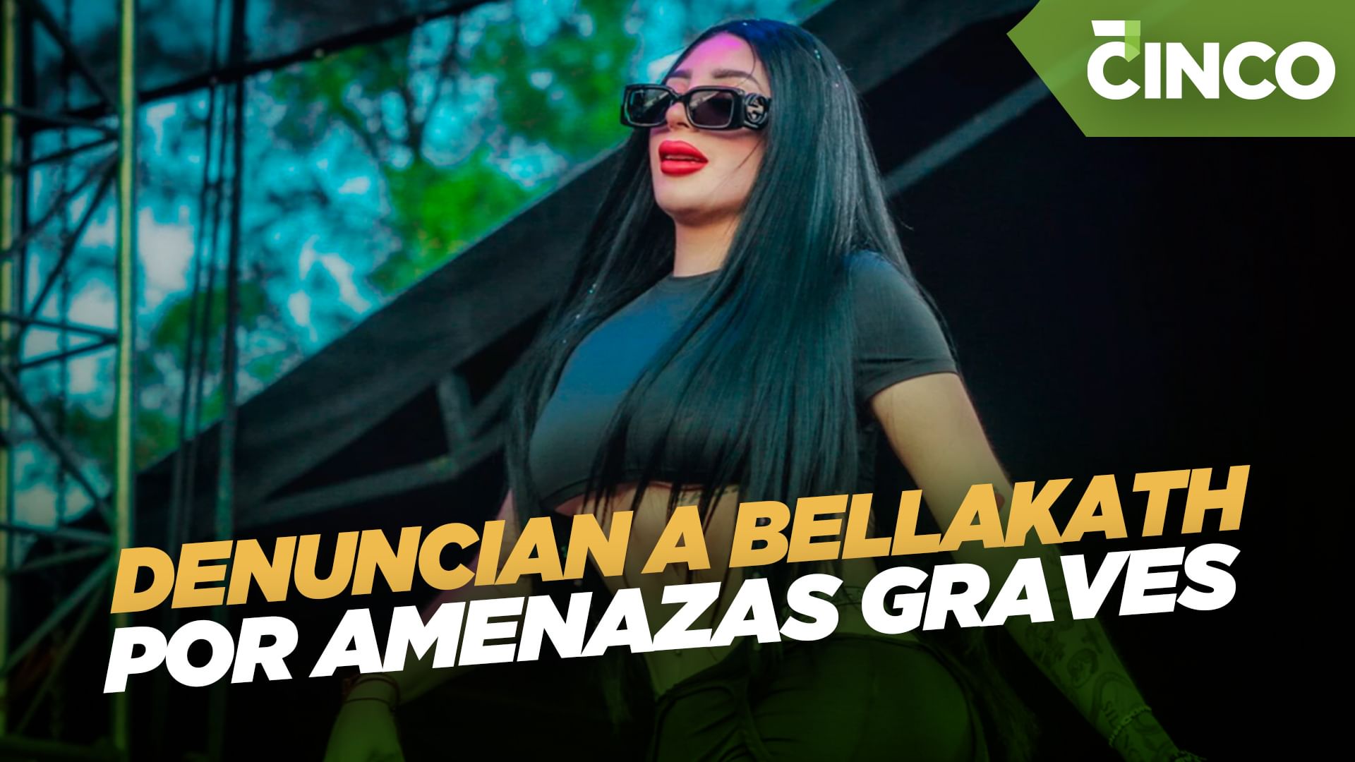 Denuncian a Bellakath por amenazas graves