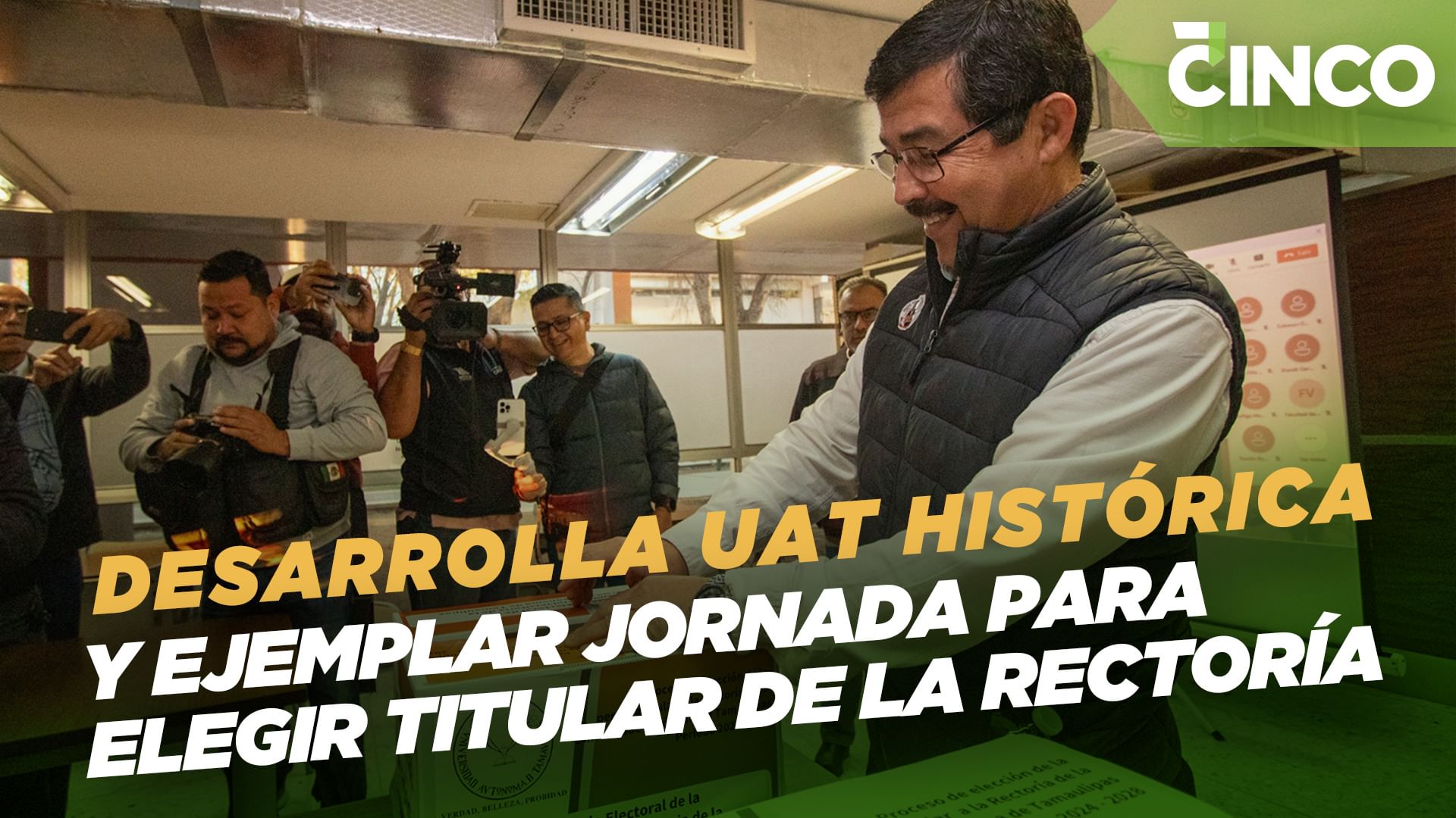 Desarrolla UAT histórica y ejemplar jornada para elegir titular de la rectoría