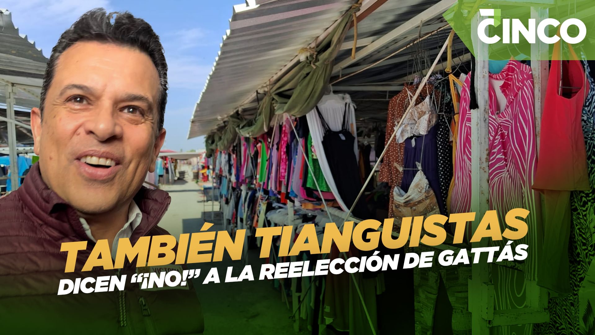 También tianguistas dicen “¡no!” a la reelección de Gattás