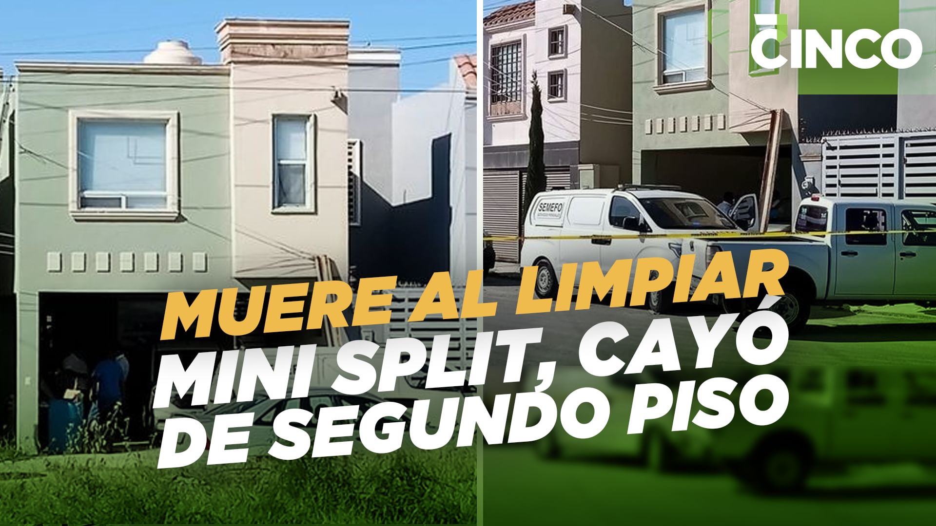 Muere al limpiar mini split, cayó de segundo piso