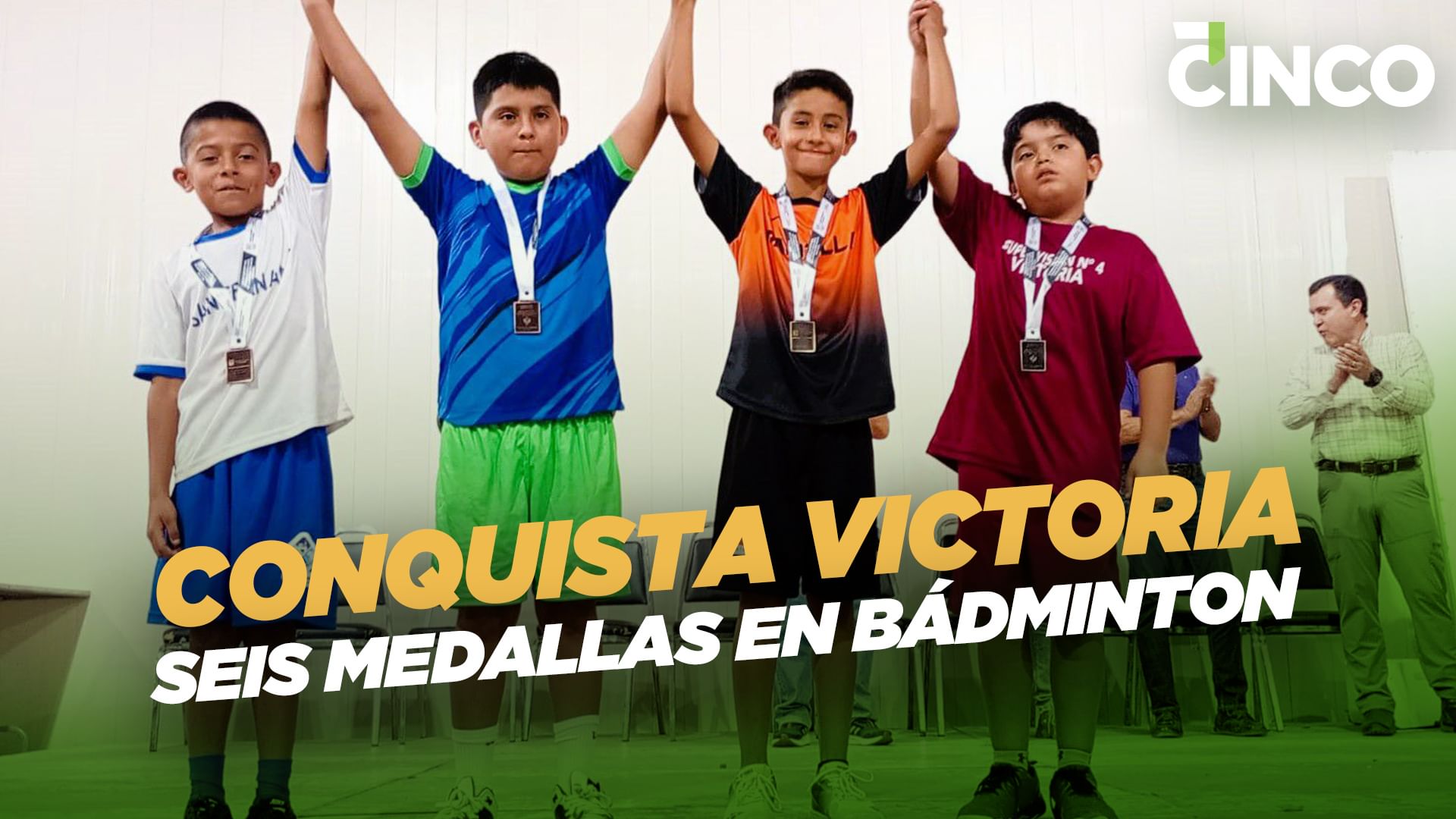 Conquista Victoria seis medallas en Bádminton
