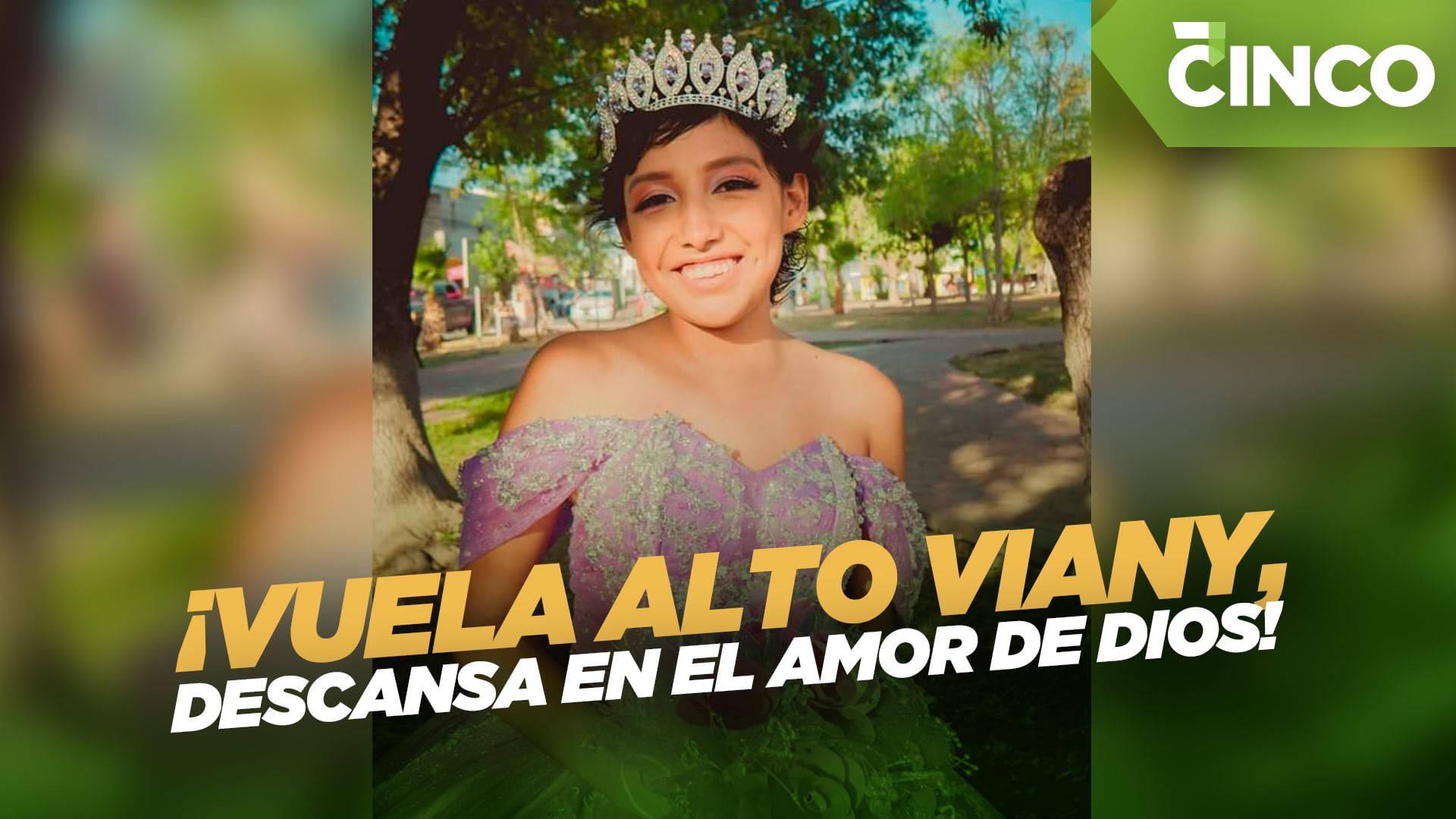 ¡Vuela alto Viany, descansa en el amor de Dios!