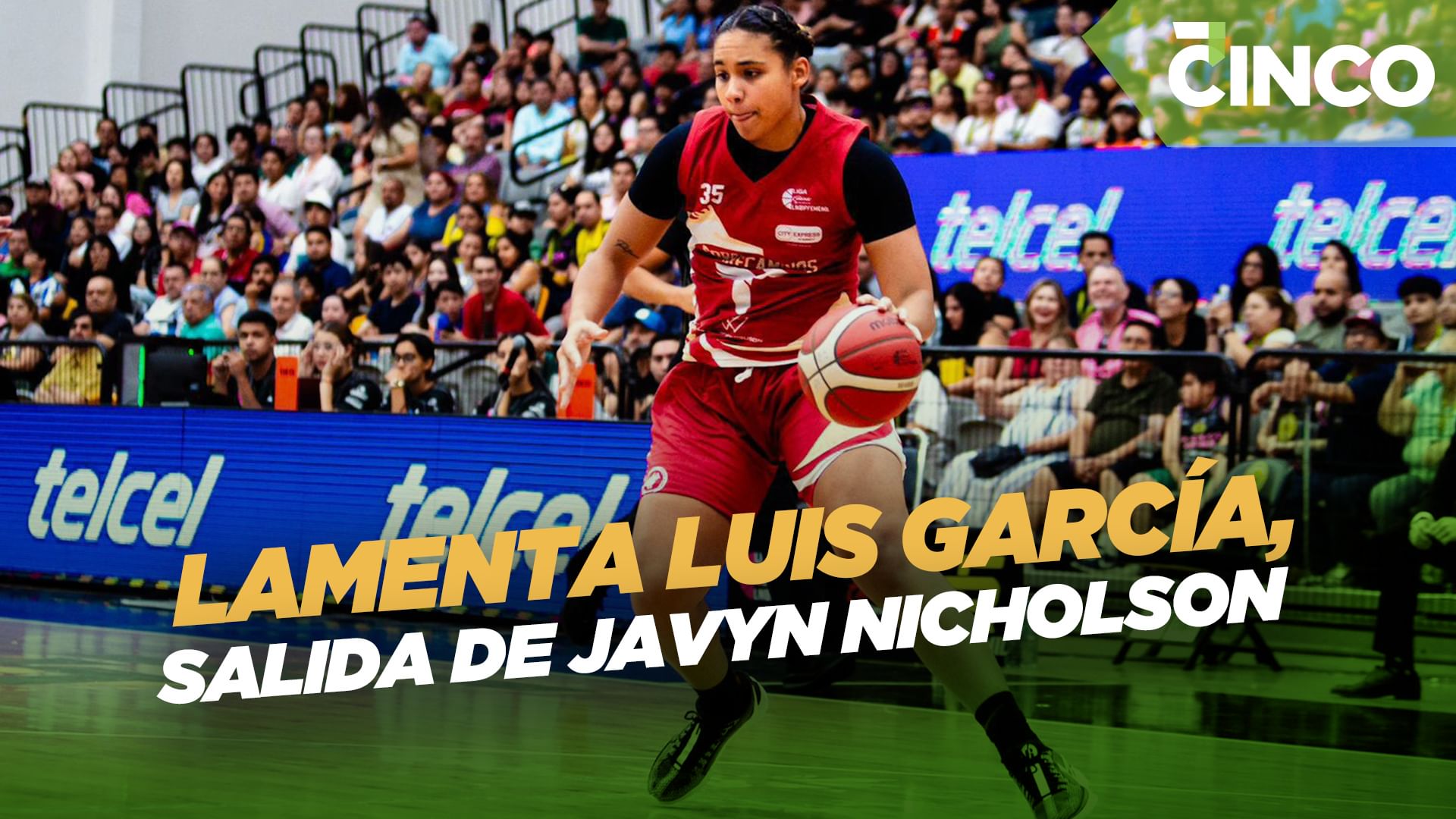 Lamenta Luis García, salida de Javyn Nicholson