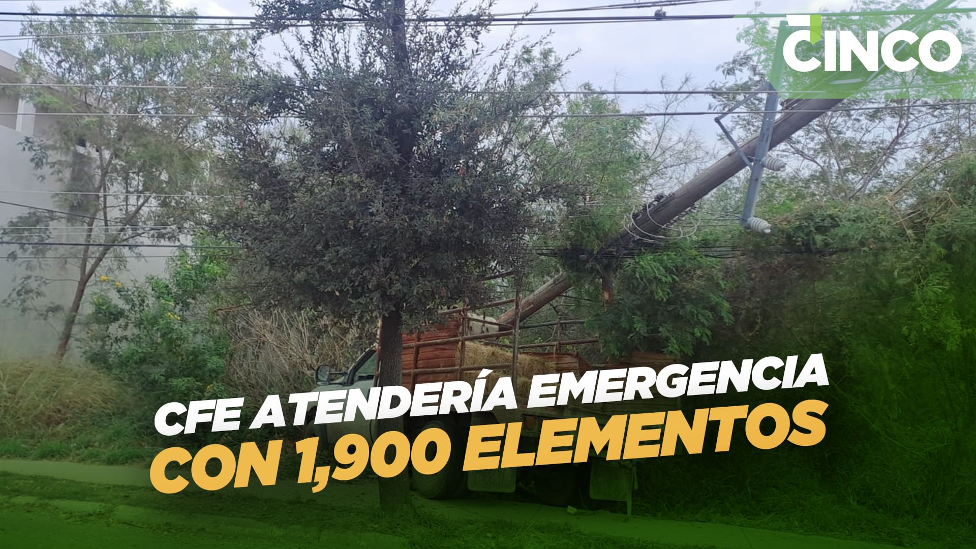 CFE atendería emergencia con 1,900 elementos