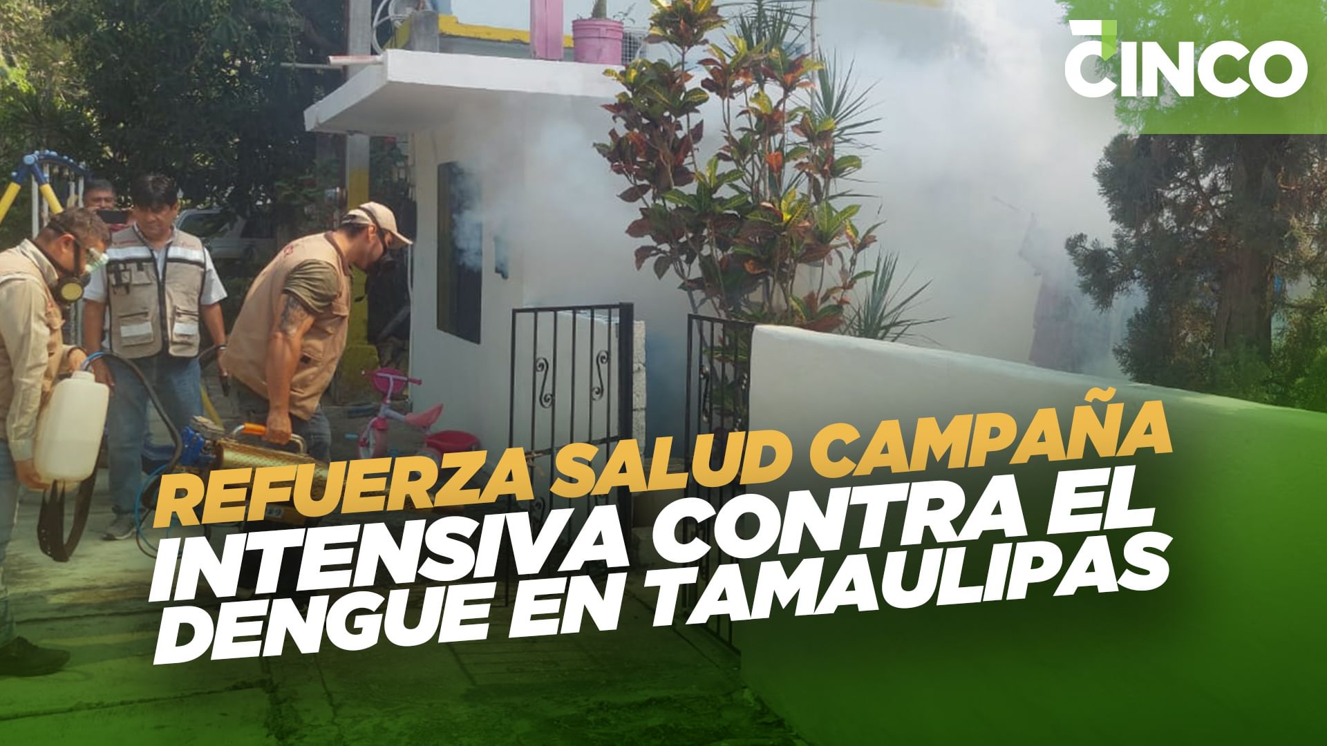 Refuerza Salud campaña intensiva contra el dengue en Tamaulipas