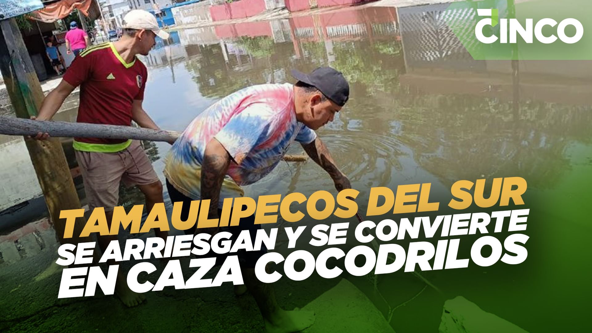 Tamaulipecos del sur se arriesgan y se convierte en caza cocodrilos