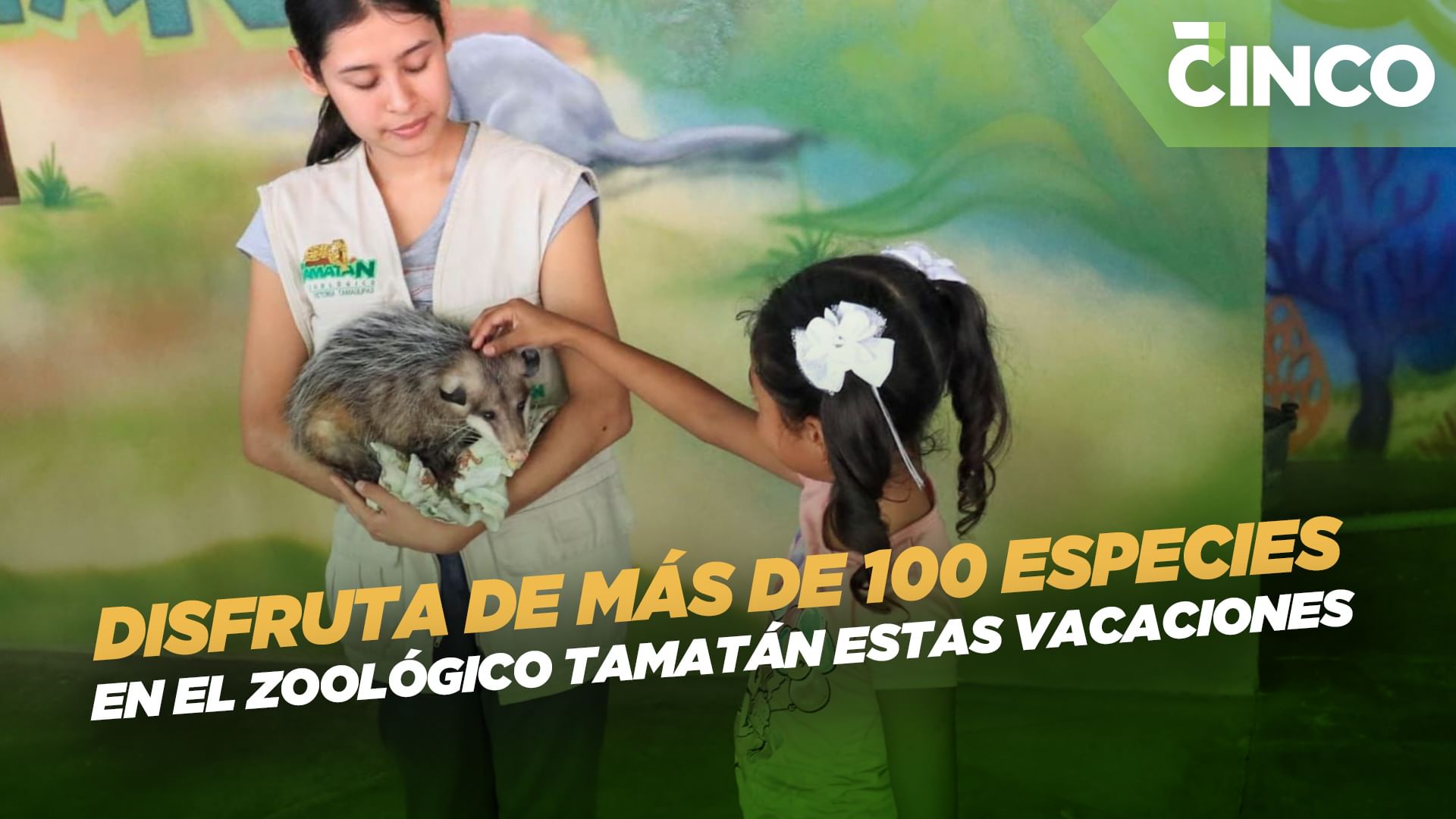 Disfruta de más de 100 especies en el zoológico Tamatán estas vacaciones