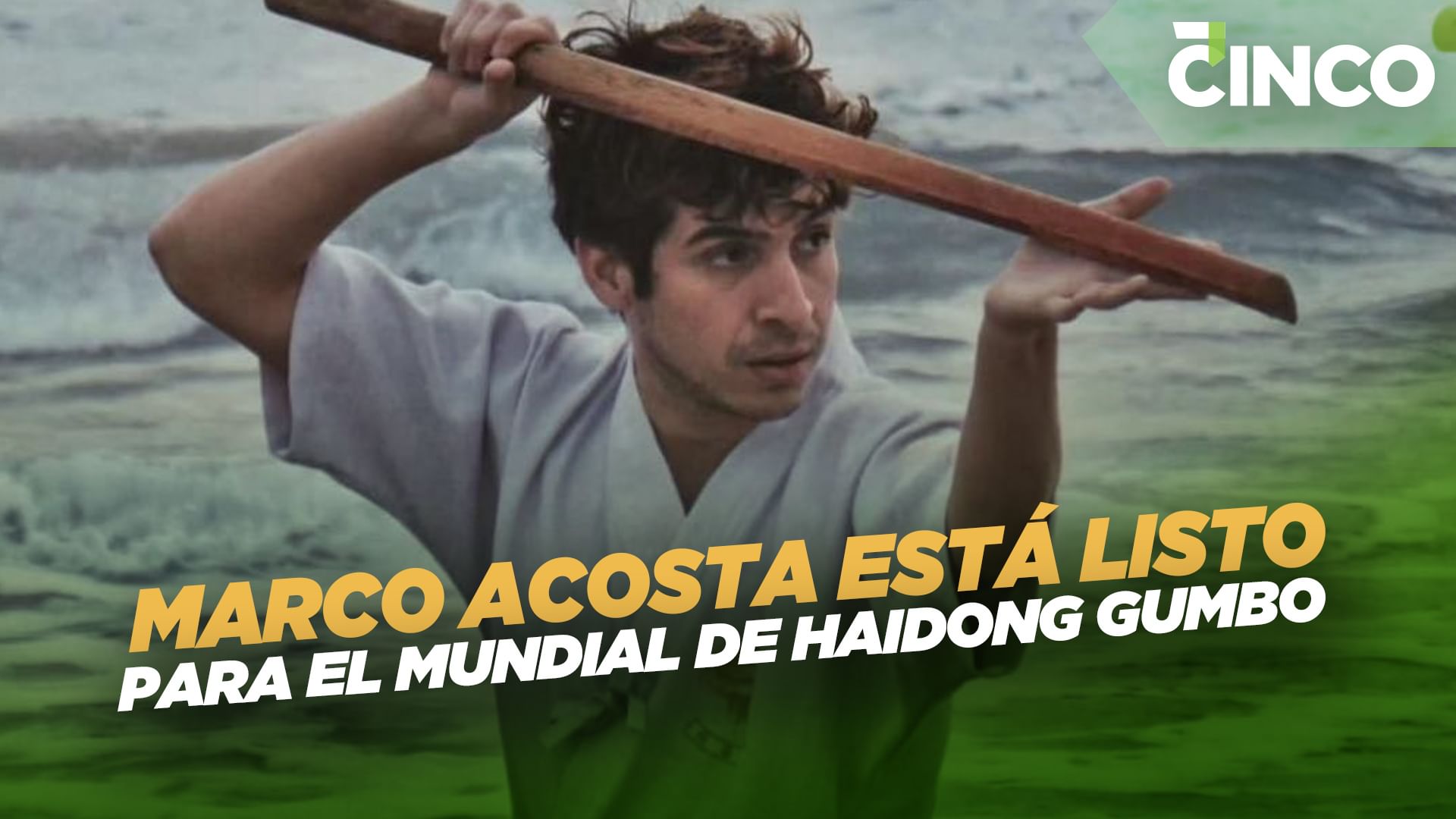 Marco Acosta está listo para el Mundial de Haidong Gumbo