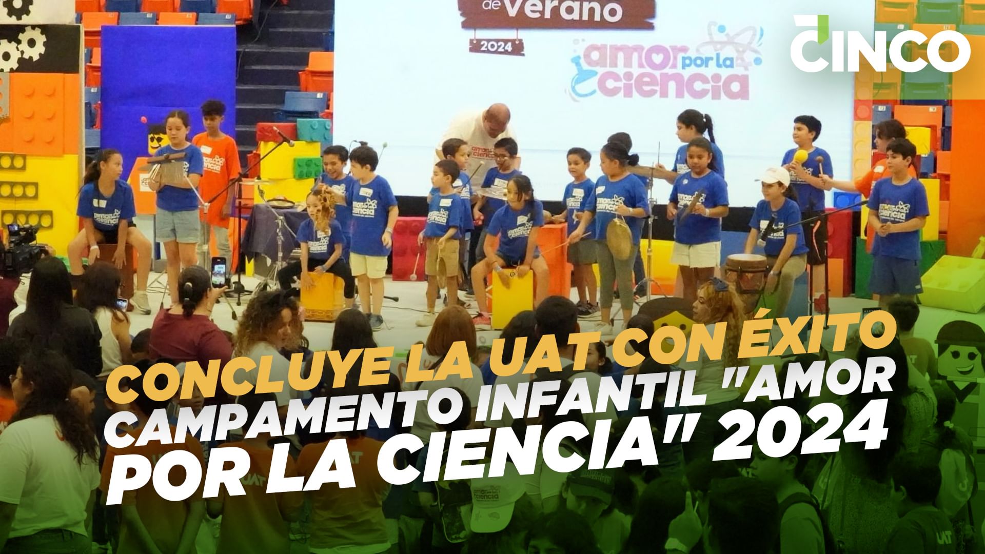 Concluye la UAT con éxito campamento infantil "Amor por la Ciencia" 2024