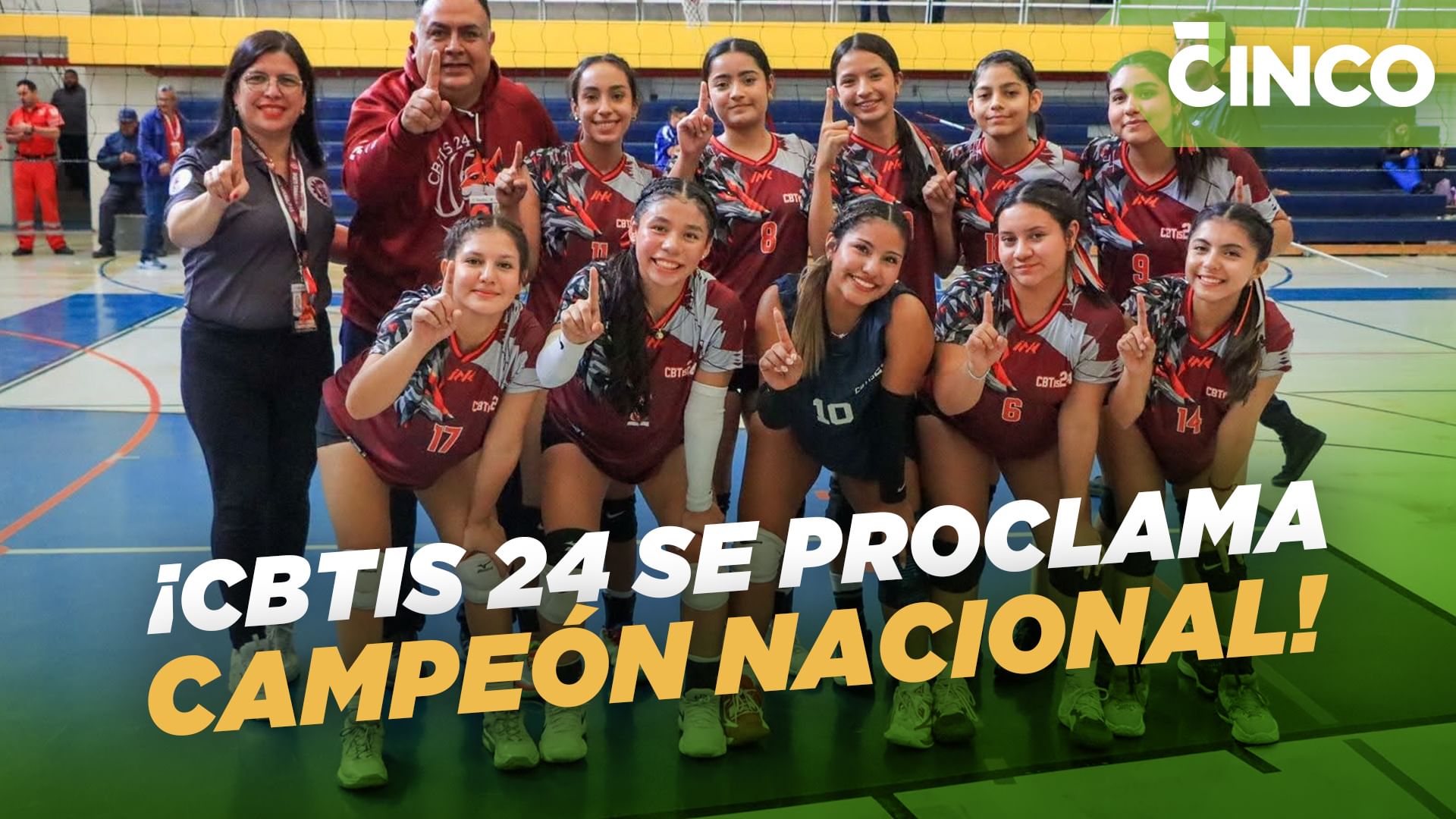 ¡CBTIS 24 se proclama Campeón Nacional!