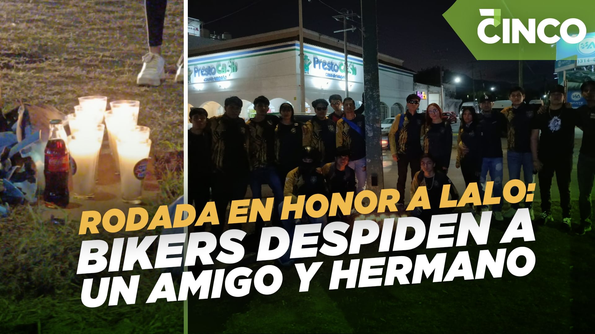 Rodada en honor a Lalo: bikers despiden a un amigo y hermano