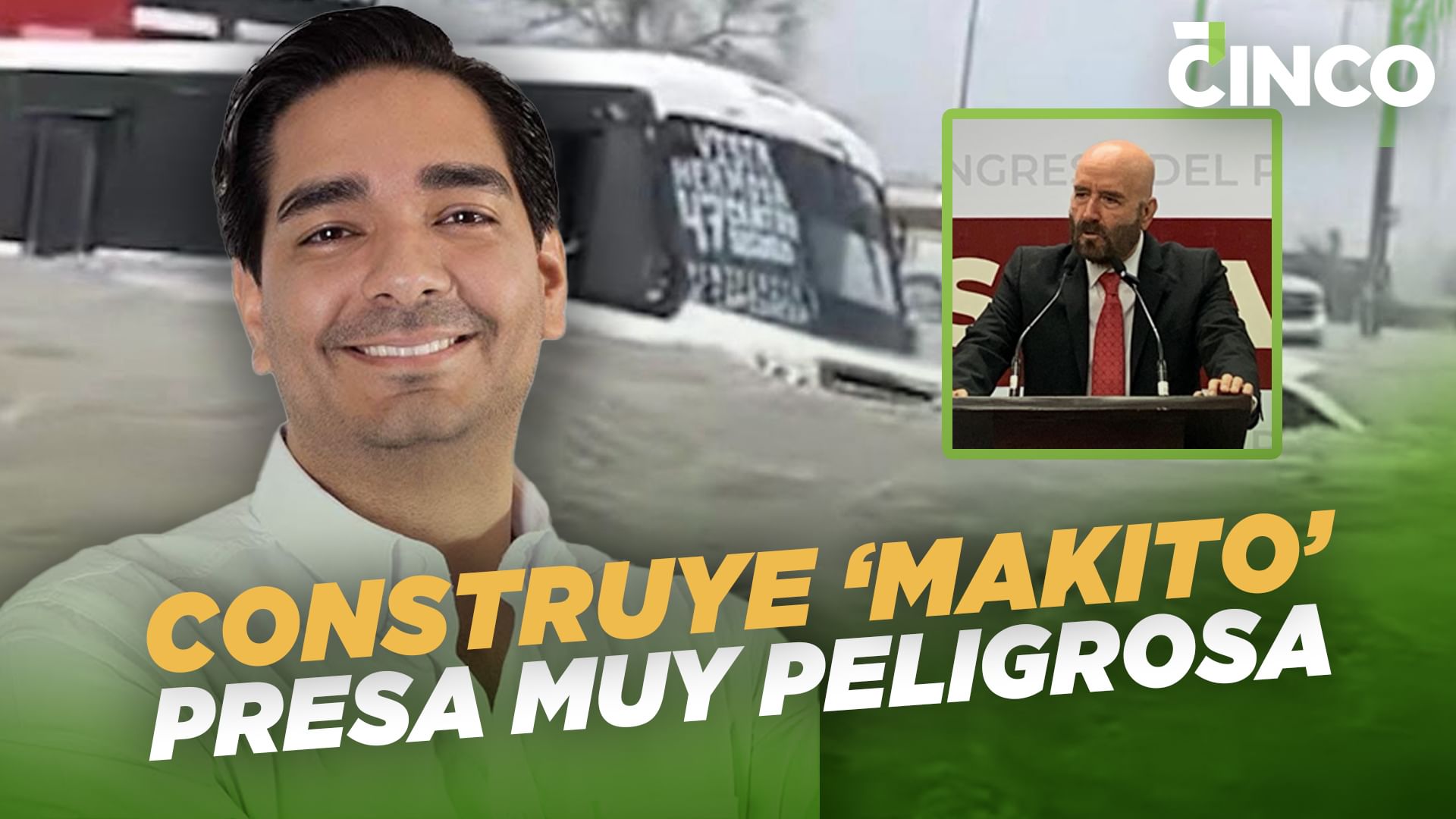Construye ‘Makito’ presa muy peligrosa