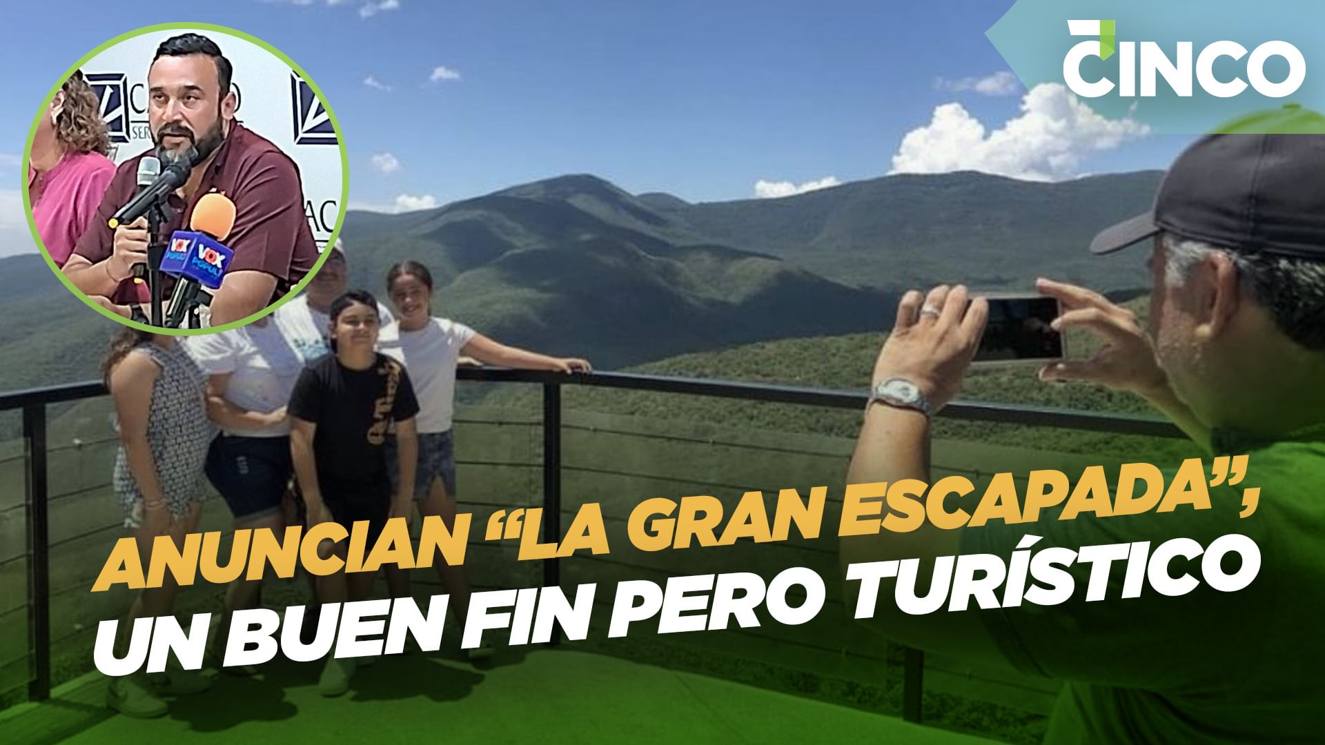 Anuncian “La Gran Escapada”, un Buen fin pero turístico