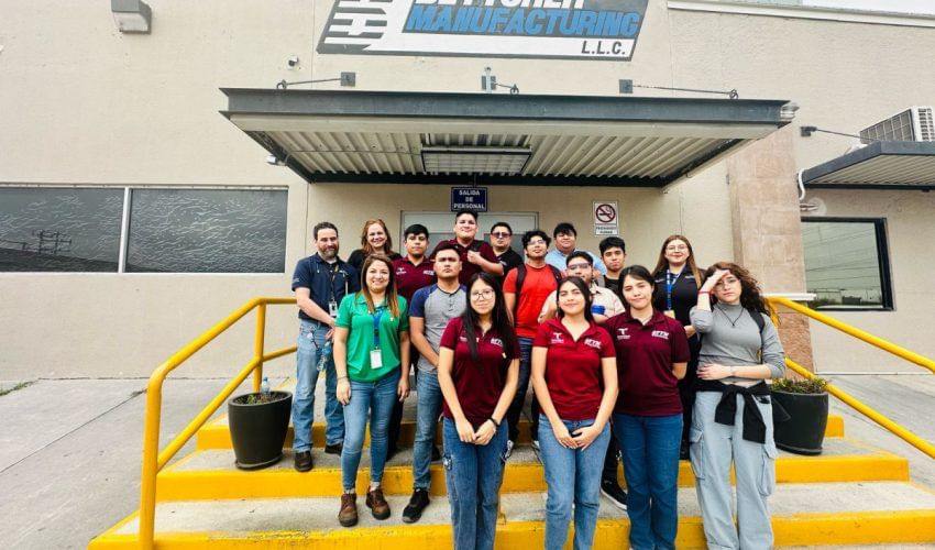 Visitan estudiantes de la UTTN empresa Bettcher Manufacturing