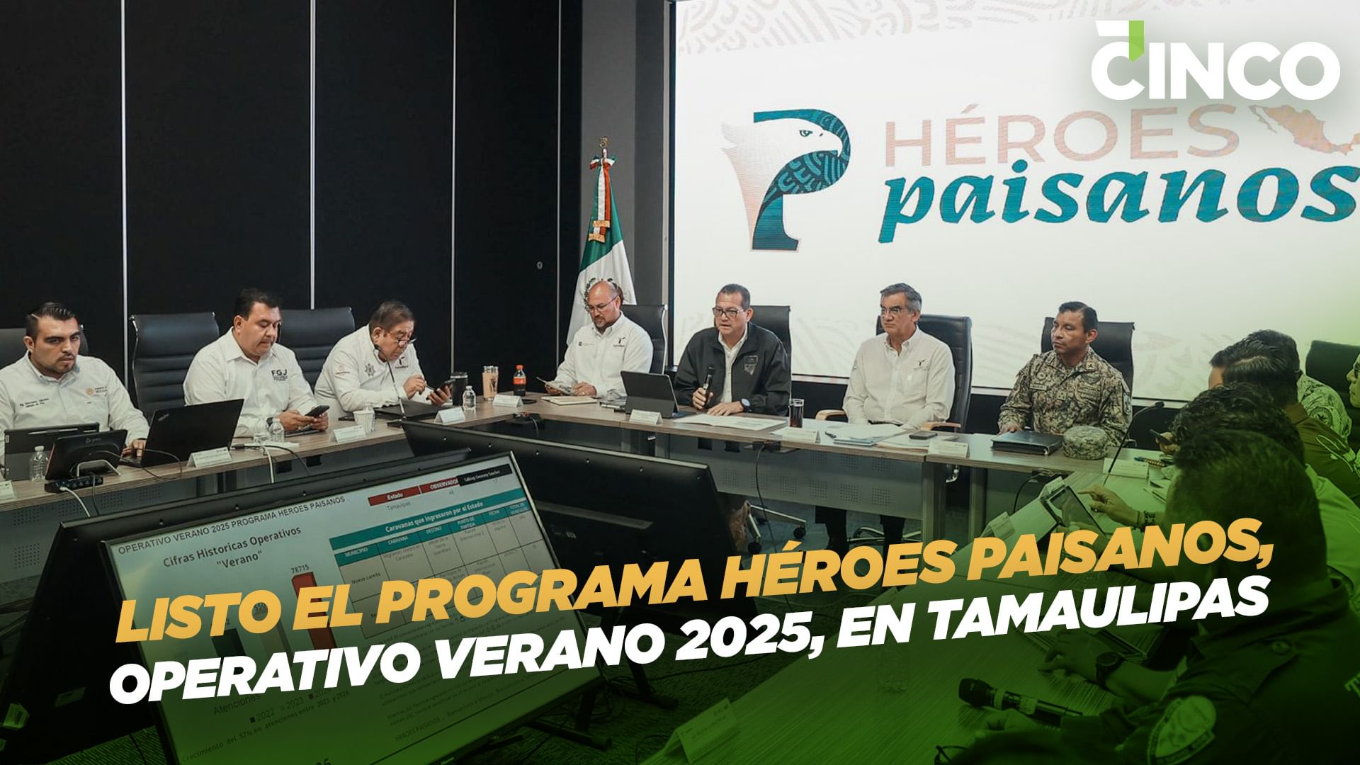 Listo el programa Héroes Paisanos, Operativo Verano 2025, en Tamaulipas