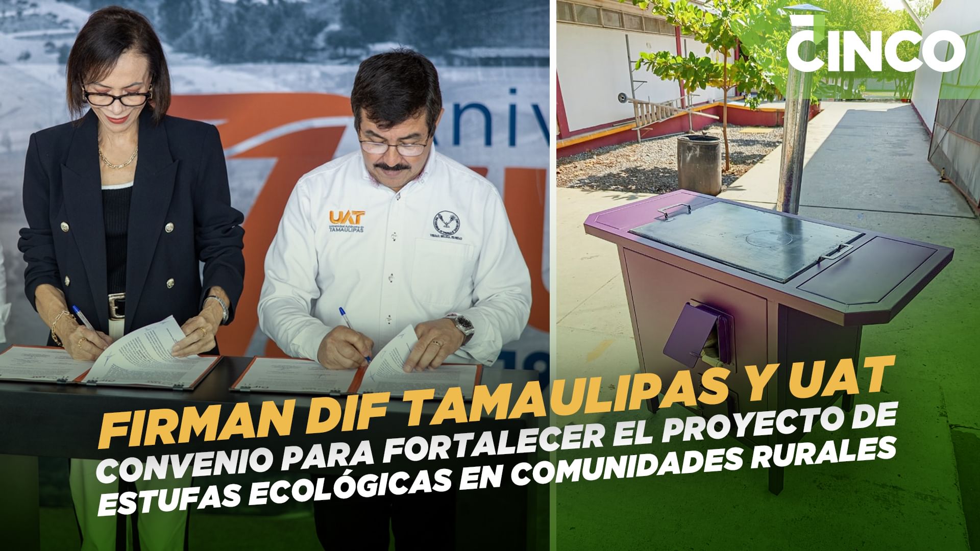 Firman DIF Tamaulipas y UAT convenio para fortalecer el proyecto de estufas ecológicas en ...