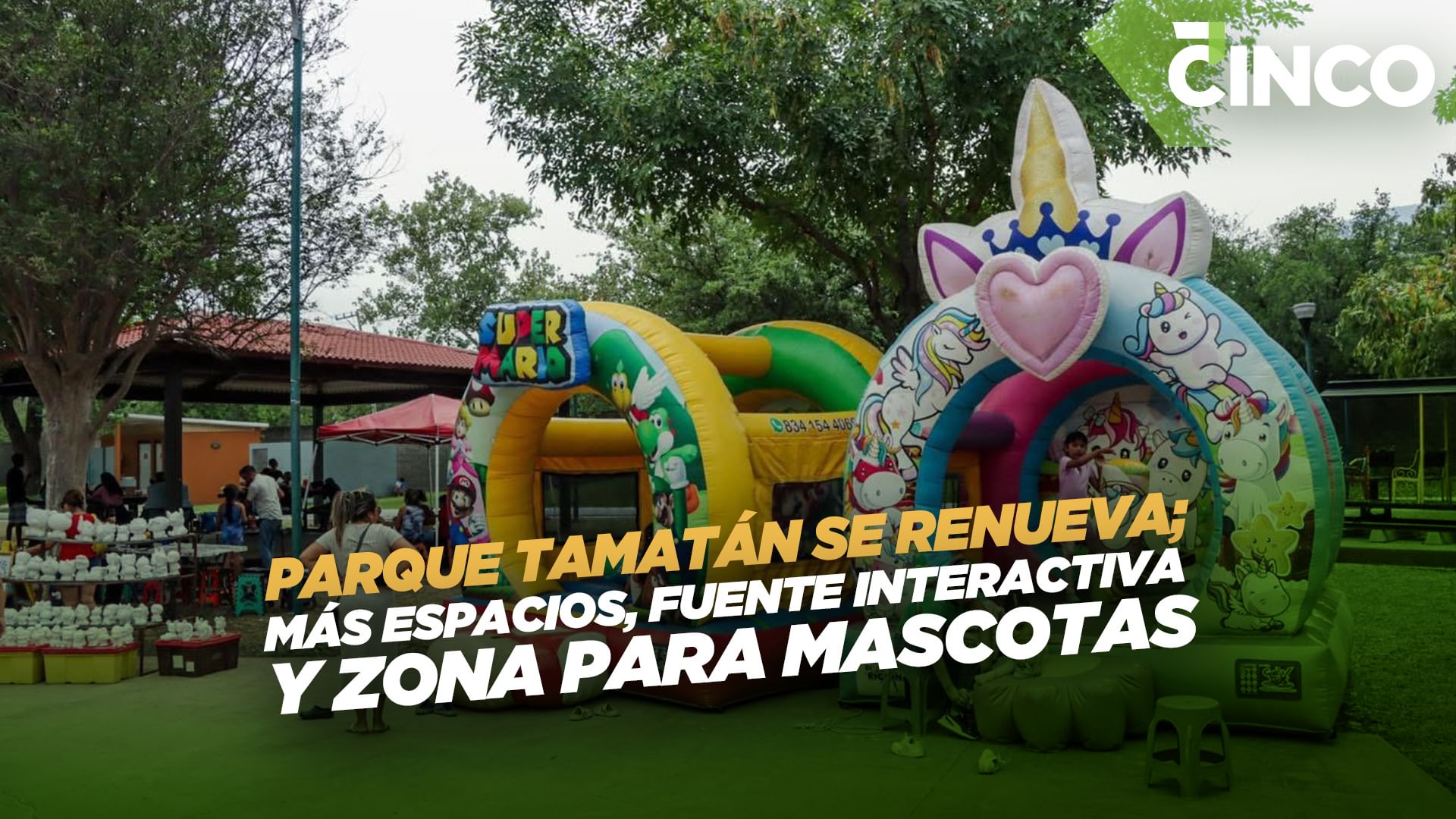 Parque Tamatán se renueva; más espacios, fuente interactiva y zona para ...