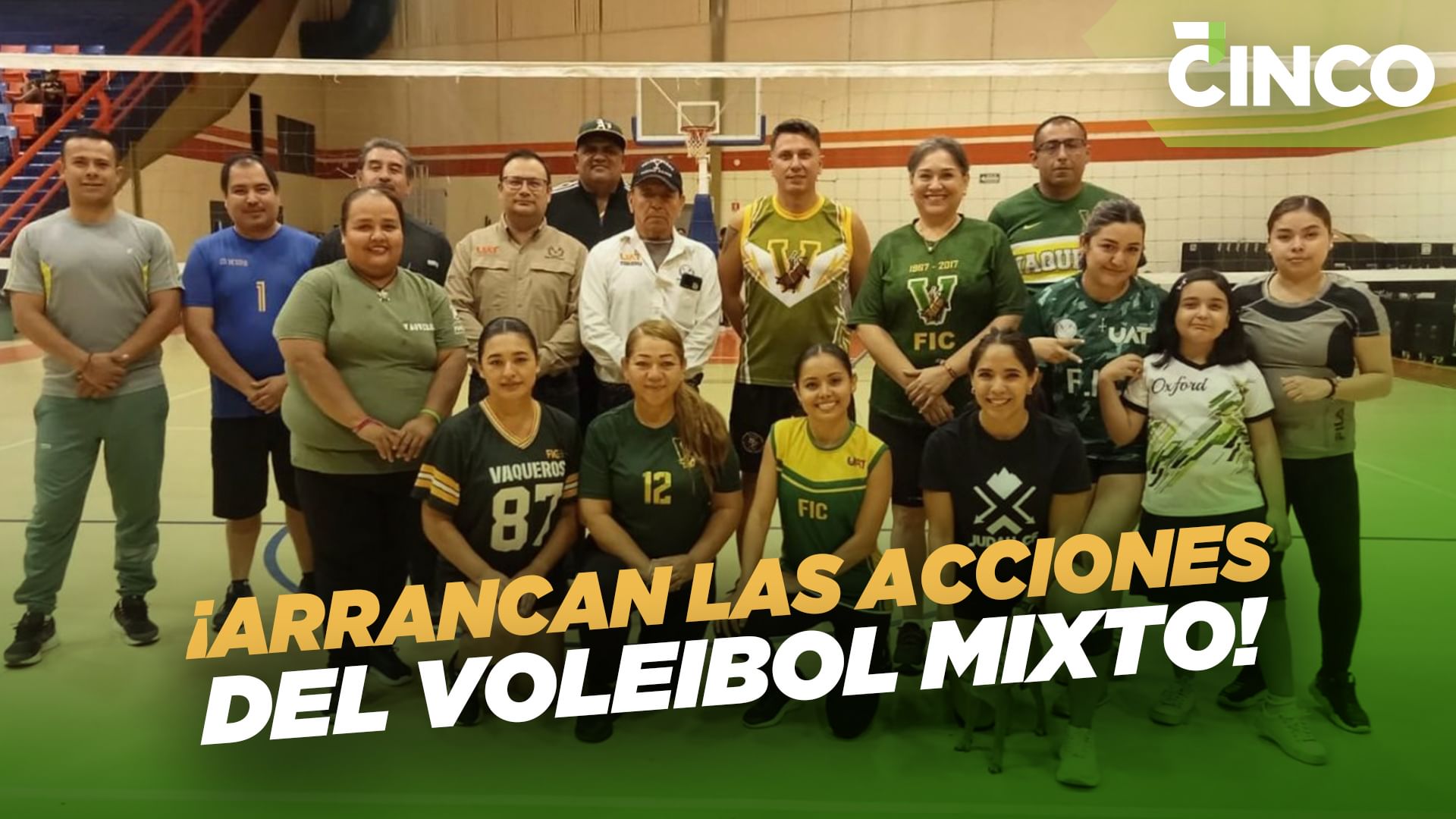 ¡Arrancan las acciones del Voleibol Mixto!