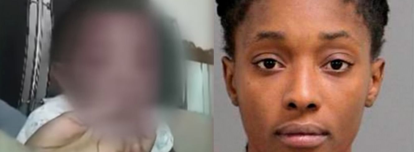 Mujer graba a su bebé fumando