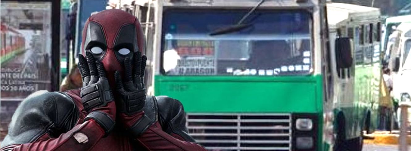 Actor de “Deadpool” viaja en microbús
